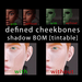 Second Life Marketplace - defined-cheekbones-shadow [tintable]